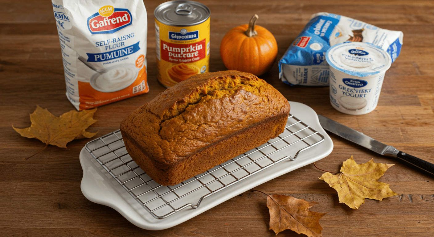 Pumpkin Bread with Self Rising Flour – Amazing 3-Ingredient Fall Recipe That's Foolproof